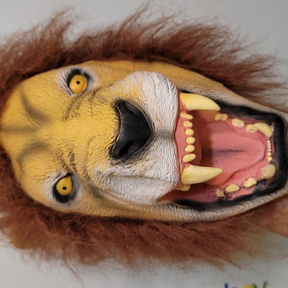 Fright Stuff | Accessories | Savage Lion Halloween Mask Scary Adult ...